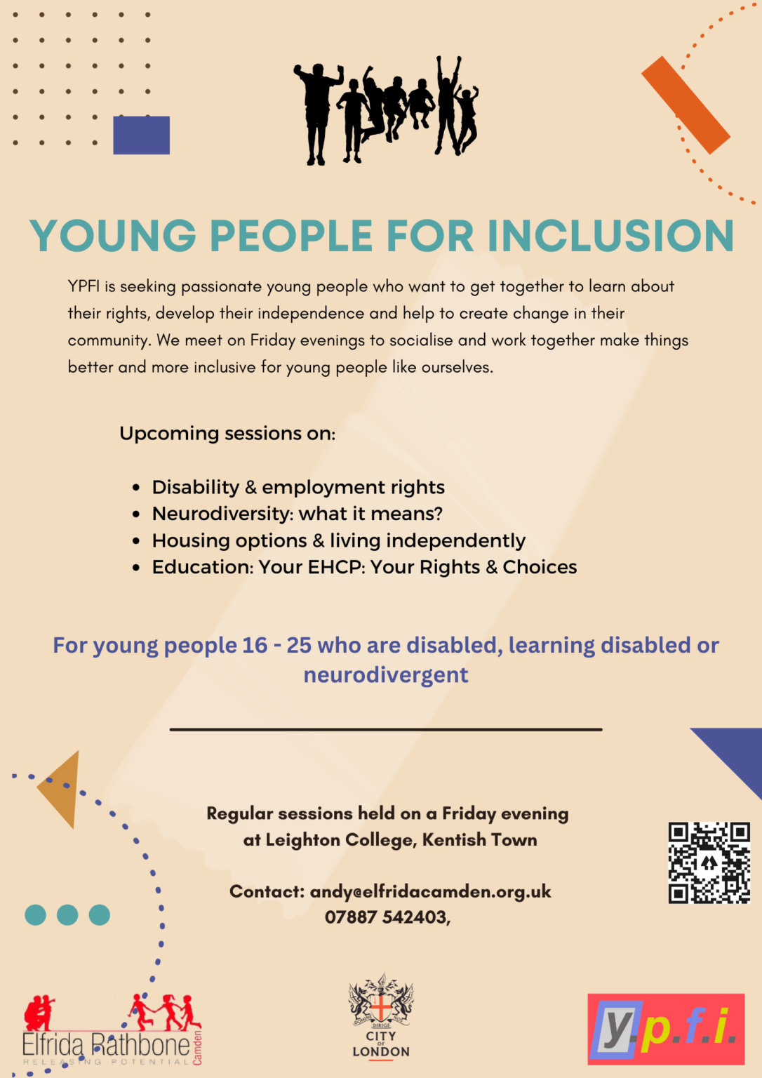 Young People for Inclusion - Elfrida Rathbone Camden